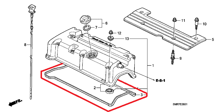 Honda Civic Type R 2006-2011 Cylinder Head Gasket | Honda Direct Parts