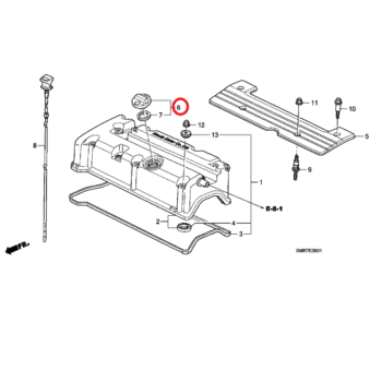 Honda Civic Type R 2006-2011 Oil Filler Cap | Honda Direct Parts