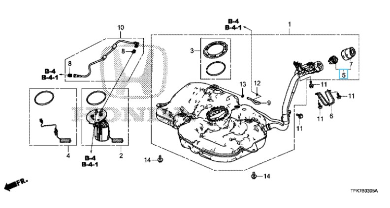 Honda Civic Diesel 2018-2020 Fuel Capless Unit | Honda Direct Parts