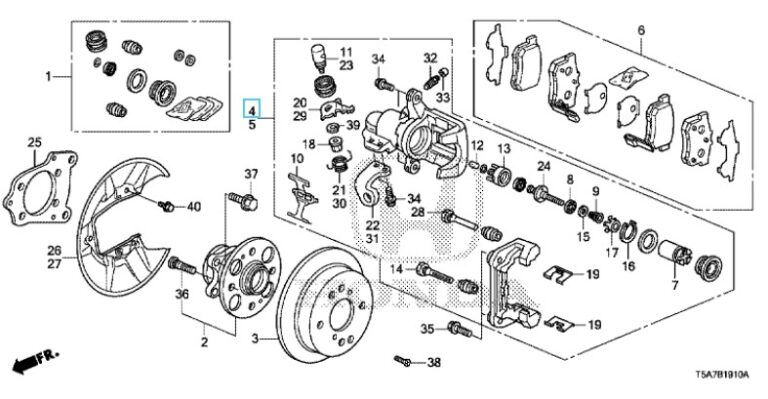 Honda Jazz 2016-2020 OSR Caliper | Genuine Honda Parts UK | Official ...