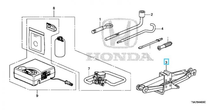 Honda Jazz 2016-2019 Jack | Honda Direct Parts