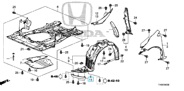 Honda Civic 2013-2016 NSF STRAKE | Honda Direct Parts