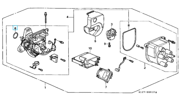 Honda CR-V 1997-2001 Distributor Housing O-Ring | Honda Direct Parts