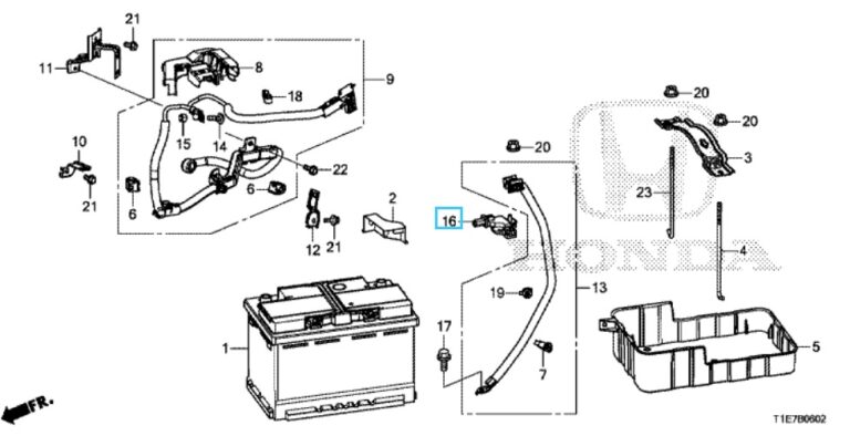Honda CR-V 2012-2018 Civic 2012-2016 Battery Sensor | Honda Direct Parts