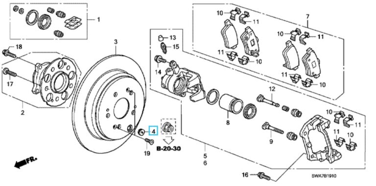 Honda CR-V 2002-2018 Rear Disc Maintenance Hole Cap | Honda Direct Parts