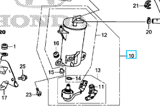 Honda Diesel - Fuel Strainer Set Various Models 2013-2020 | Honda ...