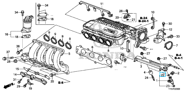Honda Various Petrol Models - Injector Top "O" Ring | Honda Direct Parts