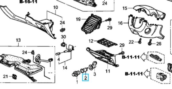 Honda Civic Hybrid 2006-2011 Socket | Honda Direct Parts