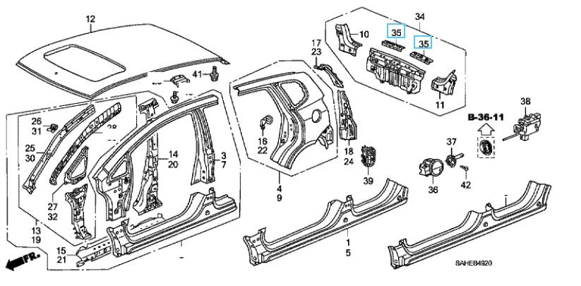 stiffener | Honda Direct Parts